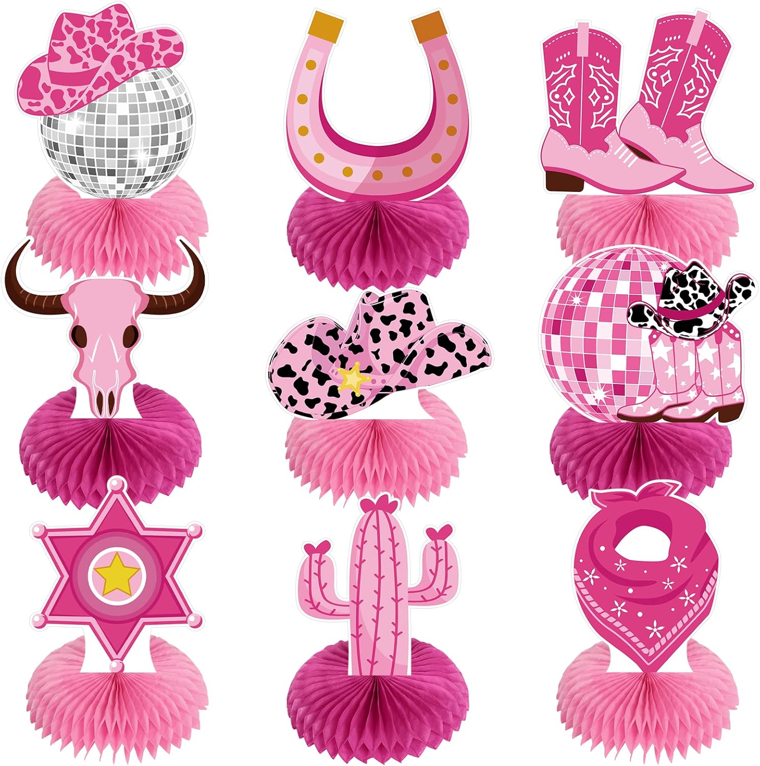 Amazon.com: Western Cowgirl Party Decorations Let's Go Girls Cowgirl ...