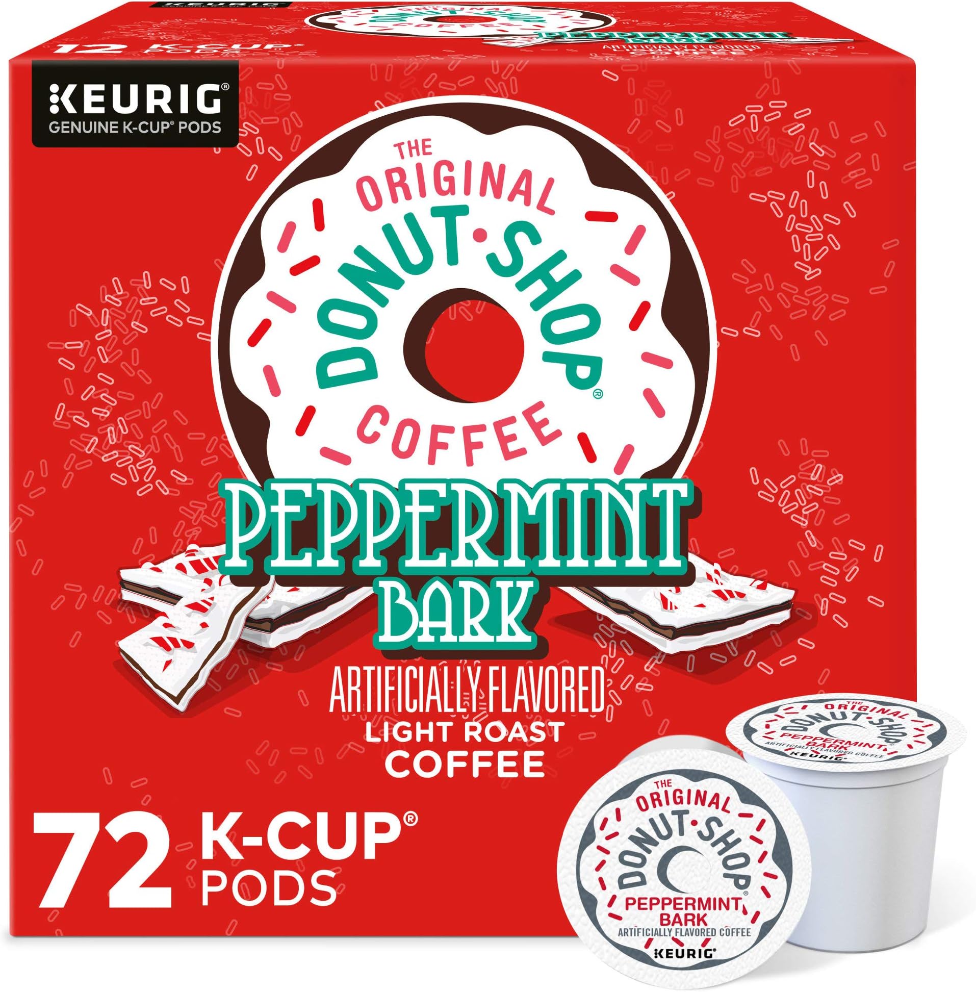 Amazon.com: Honey Dew Donuts – Peppermint Mocha Flavored Coffee ...