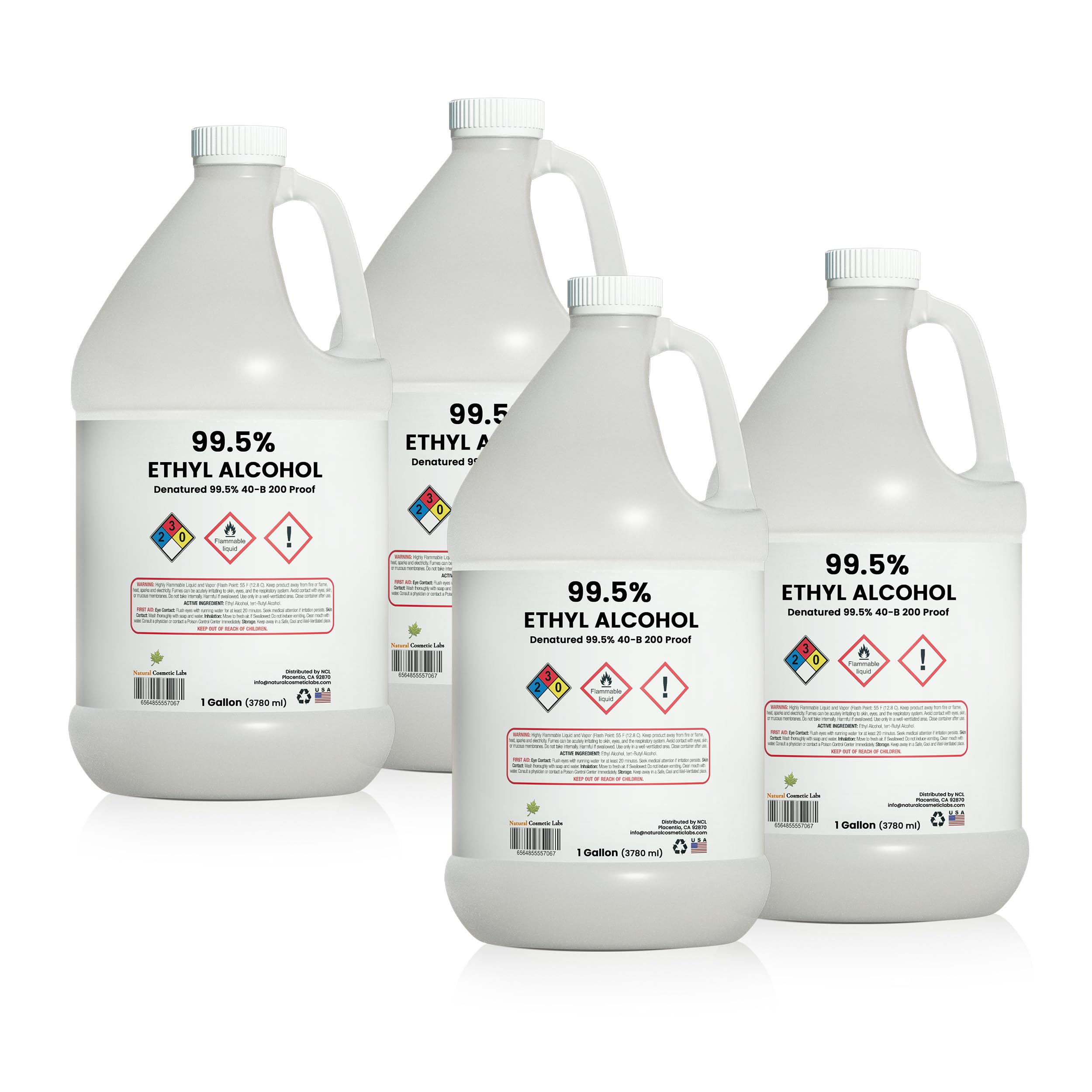 Ethyl Alcohol 99.5% Proof Alcohol by Natural Cosmetic Labs | Made in ...