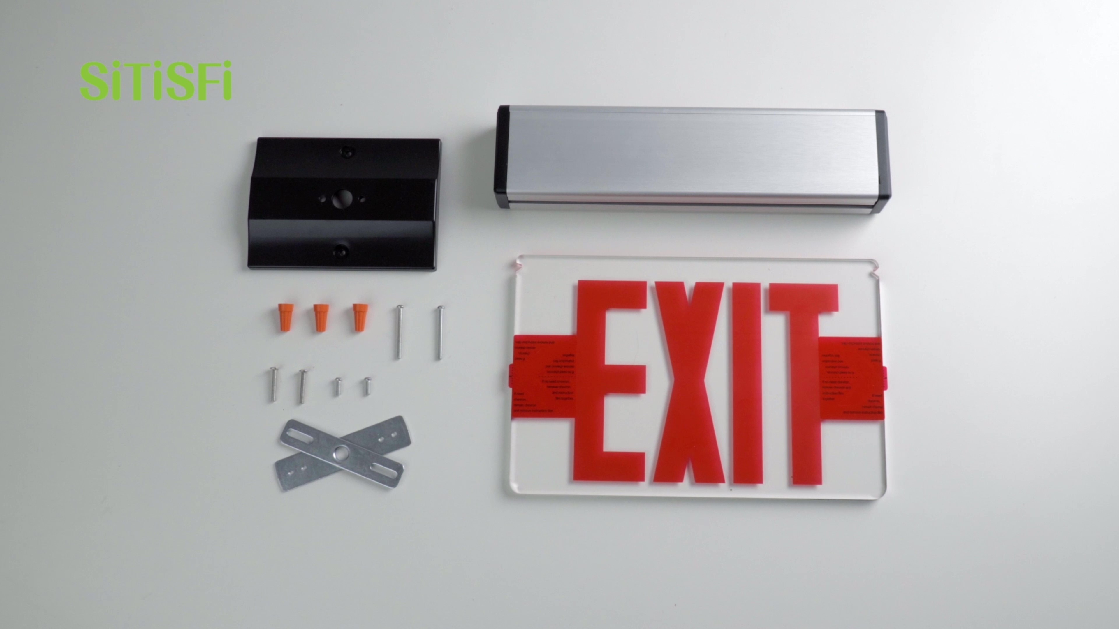 Watch SiTiSFi Modern Edge Lit Exit Sign on Amazon Live