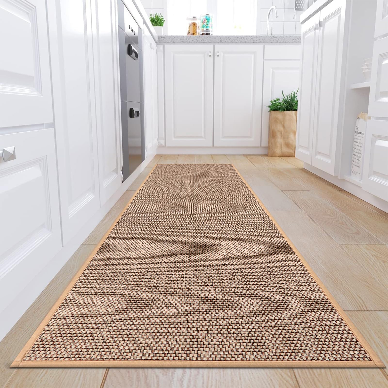 Amazon.com: PADOOR Kitchen Rugs and Kitchen Mats Non Skid Washable ...
