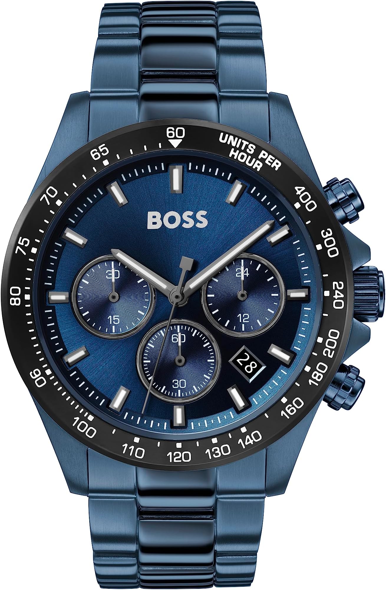 Hugo Boss Mens Chronograph Quartz Watch with Stainless Steel Strap ...