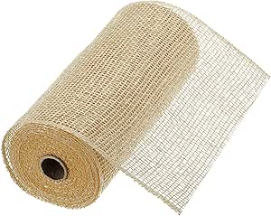 Amazon.com: MECCANIXITY 10 Inch Poly Burlap Mesh for Wreath, Decorative ...
