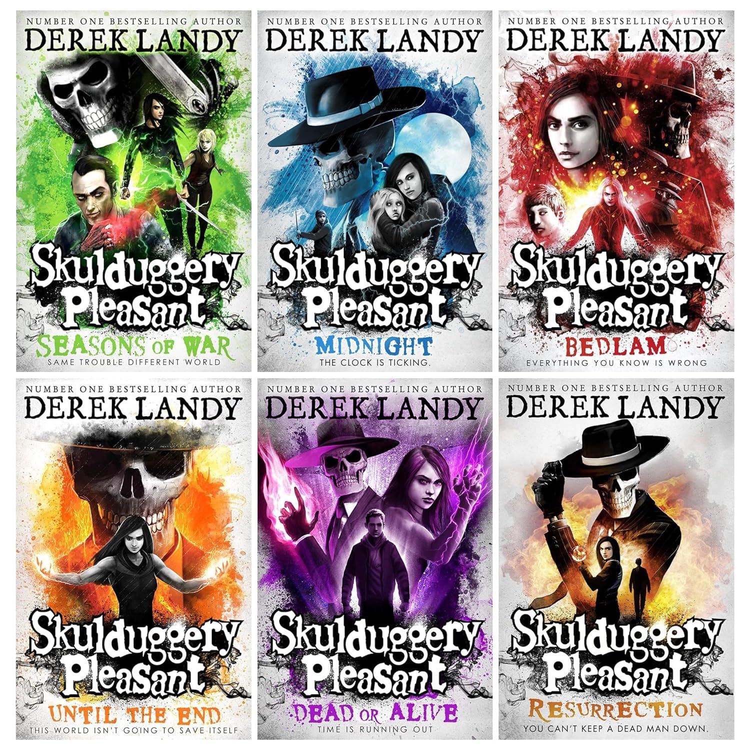 Skulduggery Pleasant 6 Books Collection Set: Book 10-15 (Resurrection ...