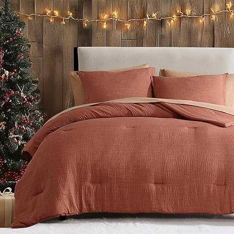 Amazon.com: Geniospin Full Comforter Set - 7 Pieces Comforter Full Size ...