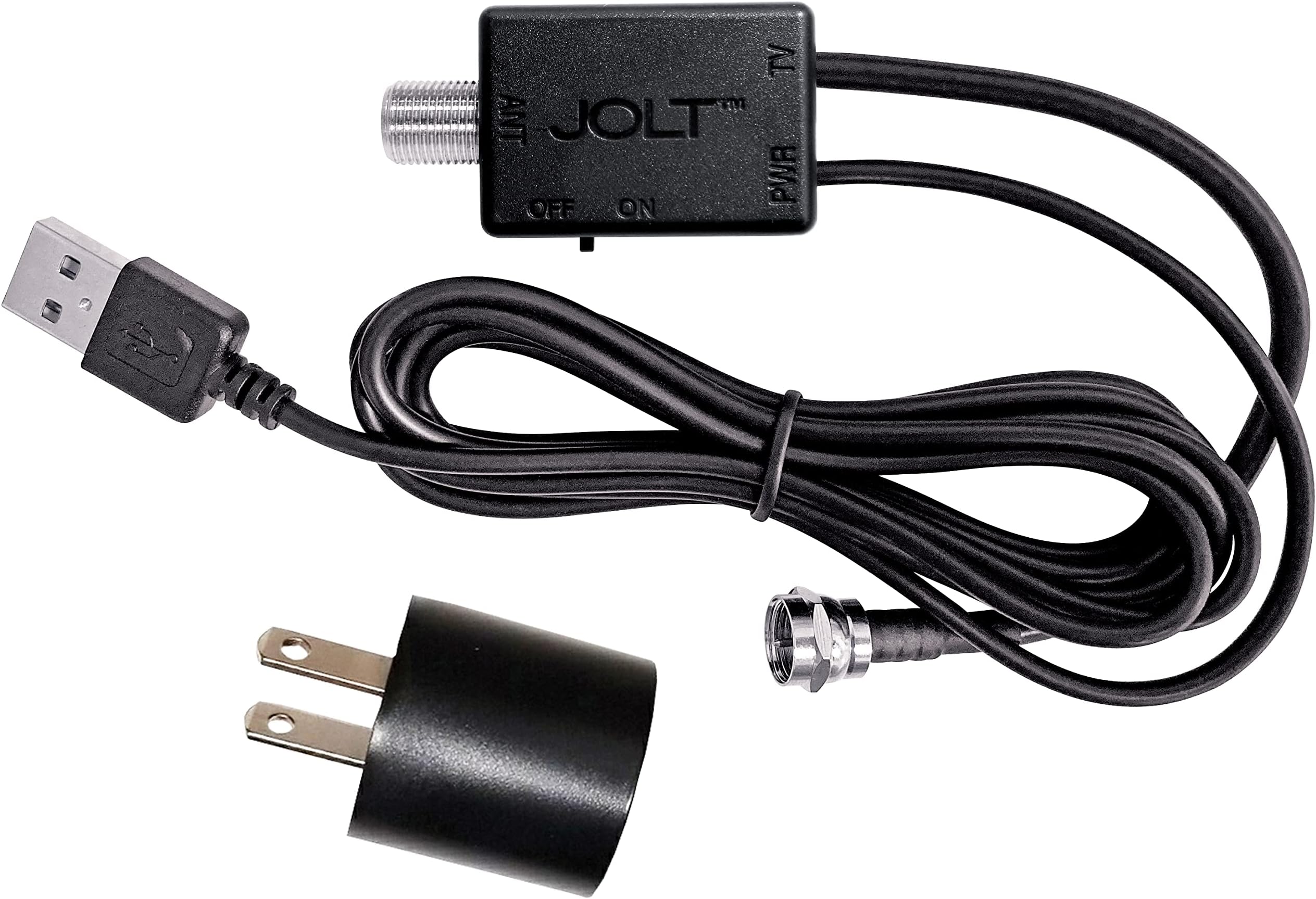 Amazon.com: Jolt Switch USB in-Line Amplifier for TV Antenna - w/ 6 ft ...
