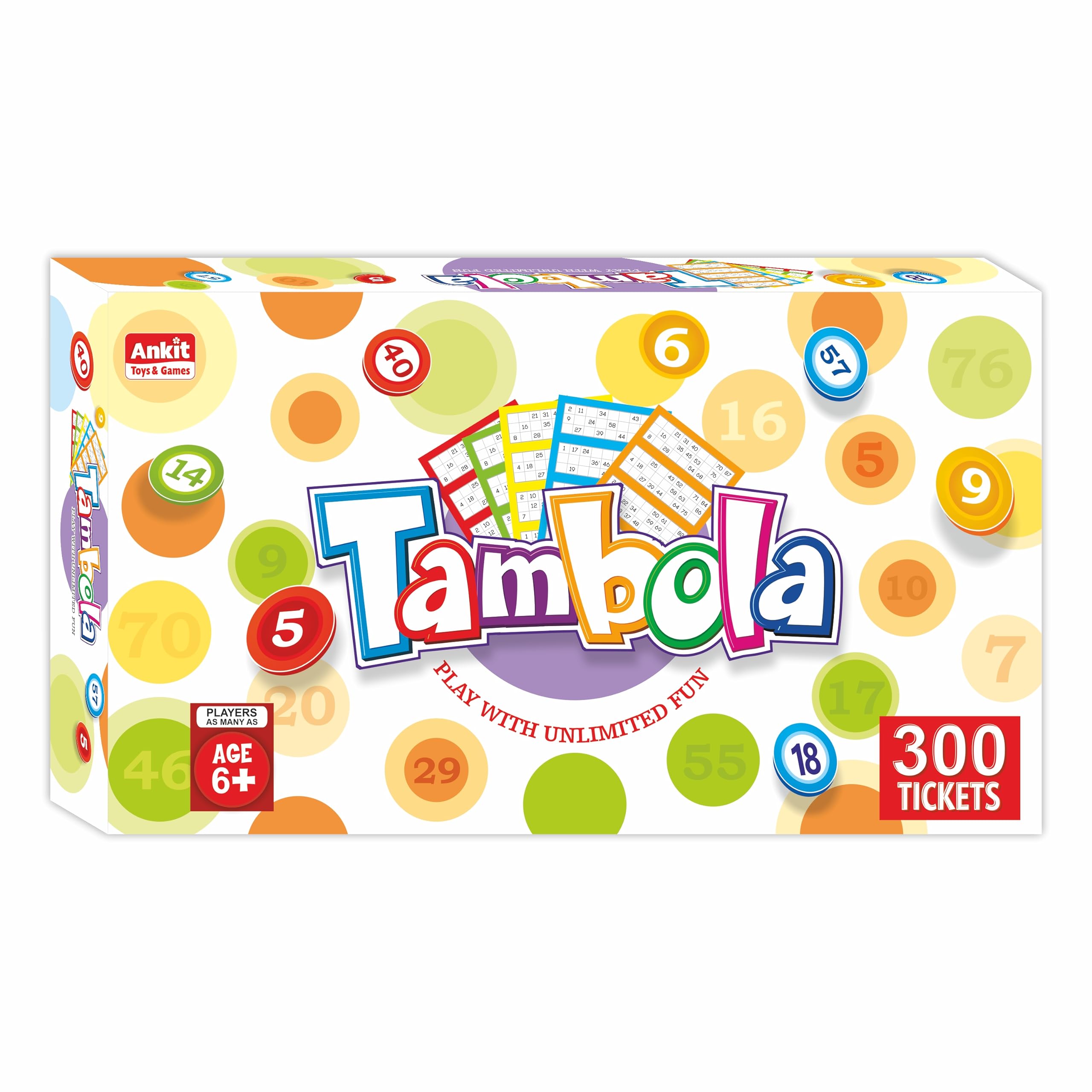 Buy Ankit Toys & Games Tambola Game Classic Family Fun Board Game ...