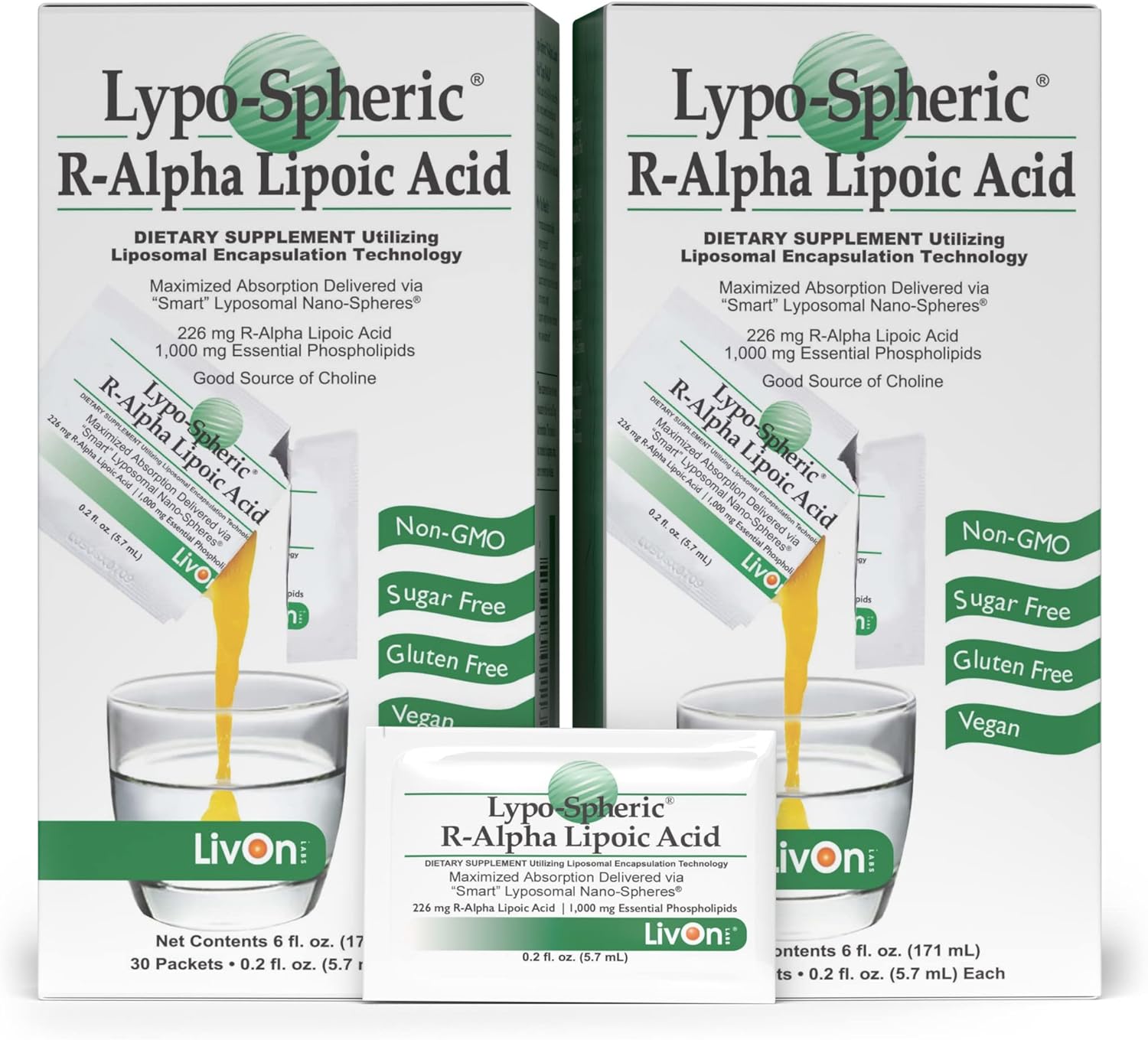 Amazon.com: LivOn Laboratories Lypo–Spheric R–Alpha Lipoic Acid - 30 ...