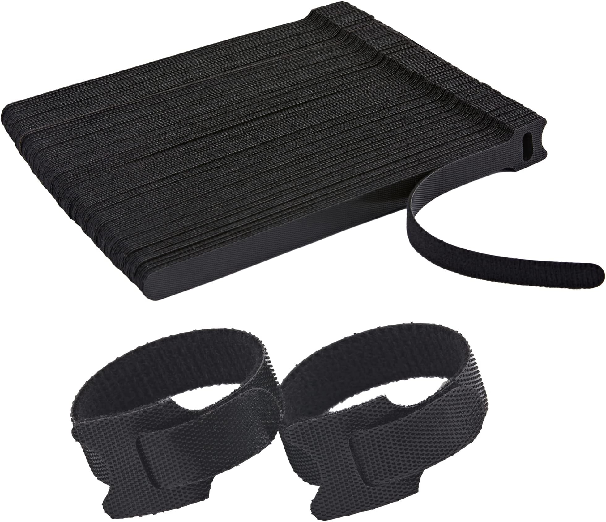 Amazon.com: 150PCS Reusable Fastener Straps - 6 Inch Cable Management ...