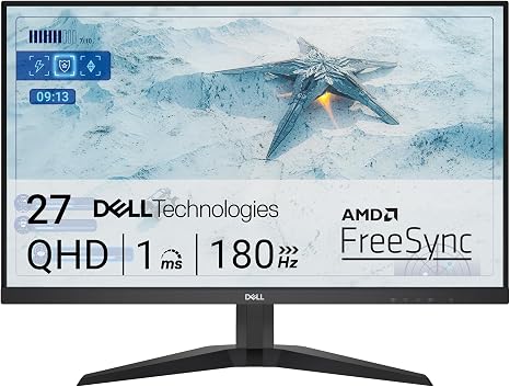 Dell G2725D 27 Inch QHD (2560x1440) Gaming Monitor, 180Hz, IPS, 1ms ...