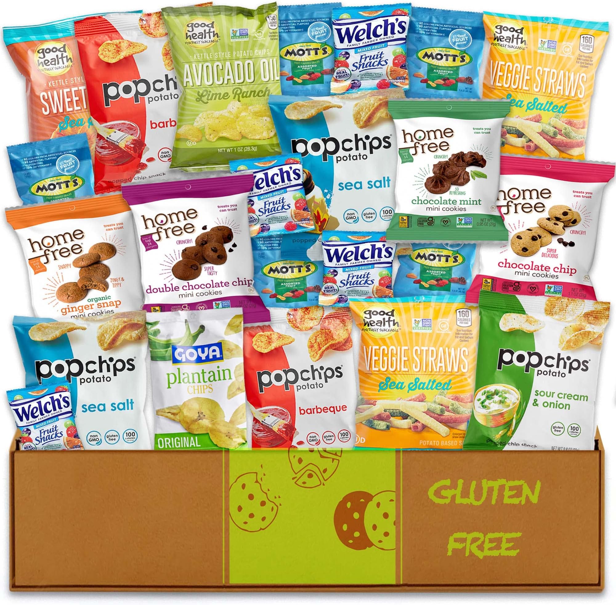 Amazon.com: Gluten Free Crave Box - 21 Count - Gluten Free Care Package ...