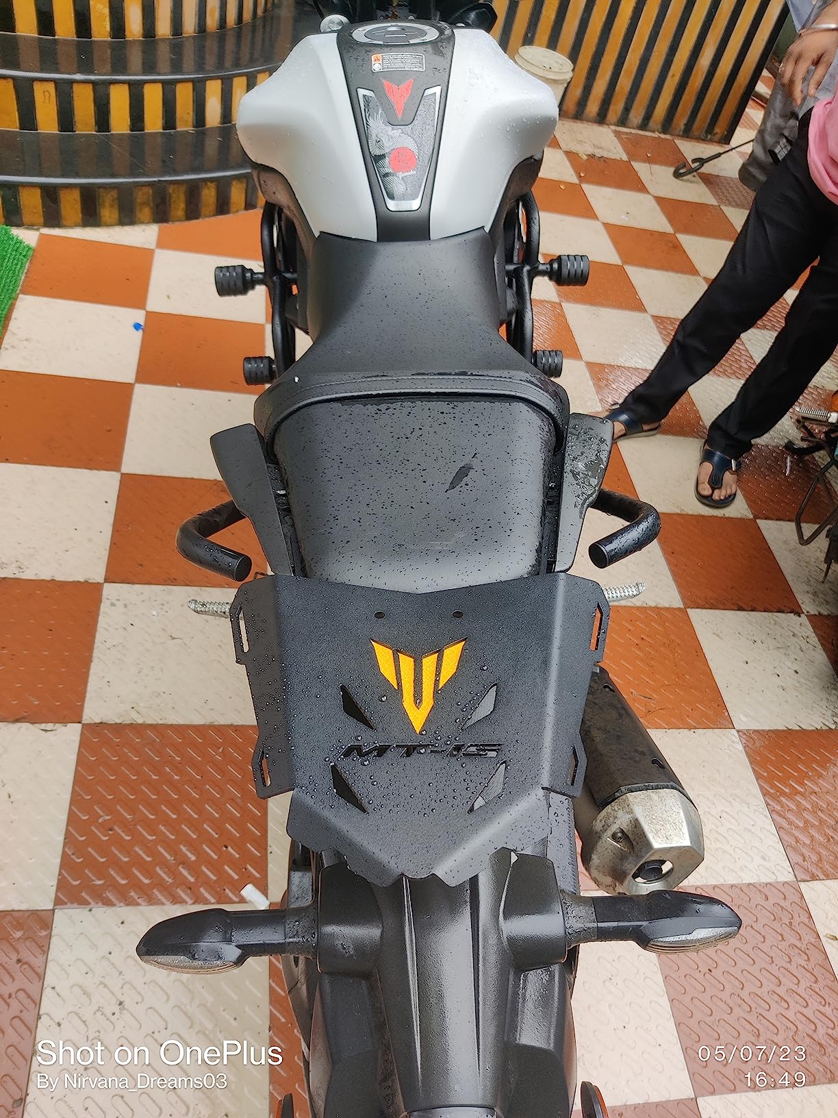 Durior MT15 Back Rack Suitable for Both MT15 V1 & V2 (Plane) : Amazon ...