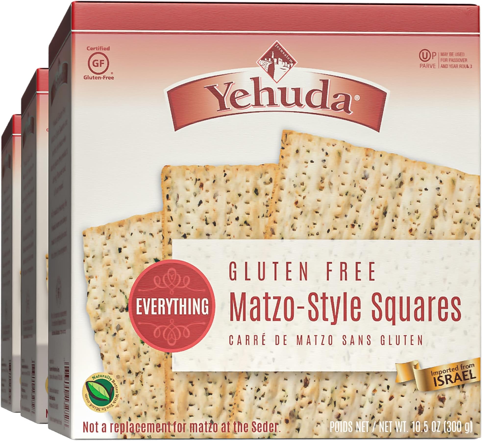 Amazon.com: YEHUDA MATZO SQUARES SEASONED GF