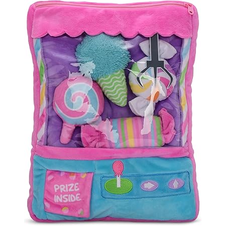 Amazon.com: iscream Sweet Surprise Claw Machine Fleece 5-Piece Play ...