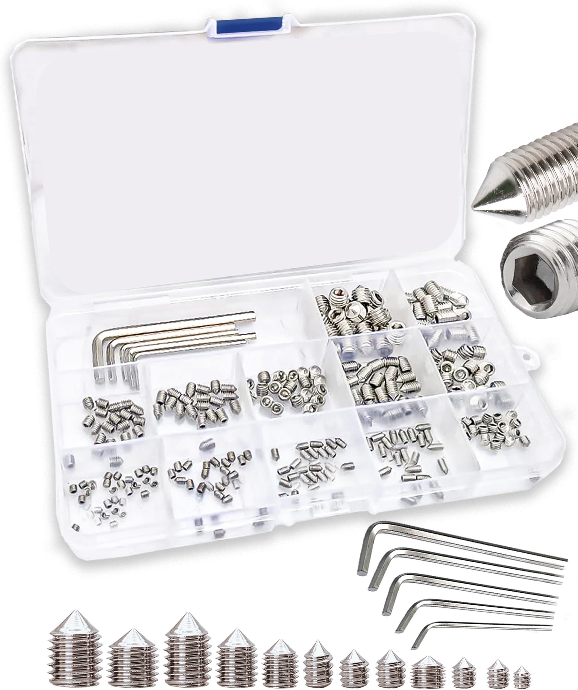 BGS 14136 | Grub Screw Assortment | Inch Sizes | 160 pcs. : Amazon.co ...