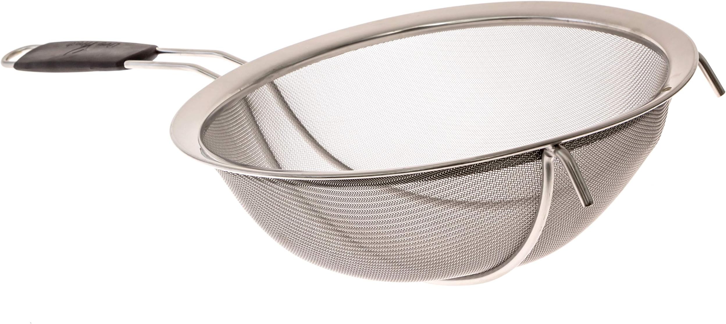 LiveFresh Large Stainless Steel Fine Mesh Strainer with Reinforced ...