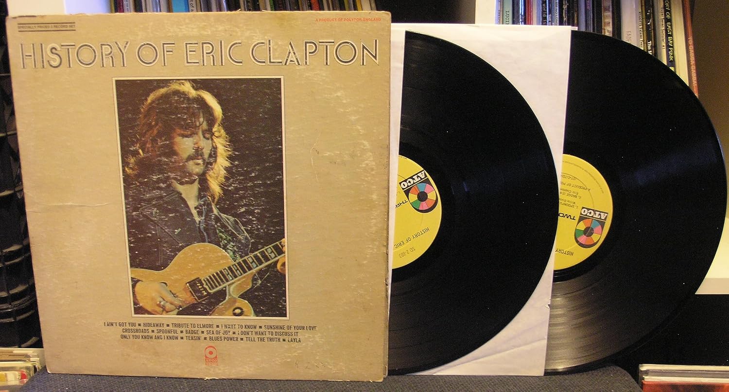 Amazon.com: Eric Clapton|History of Eric Clapton|LP|Vinyl Record (21694 ...