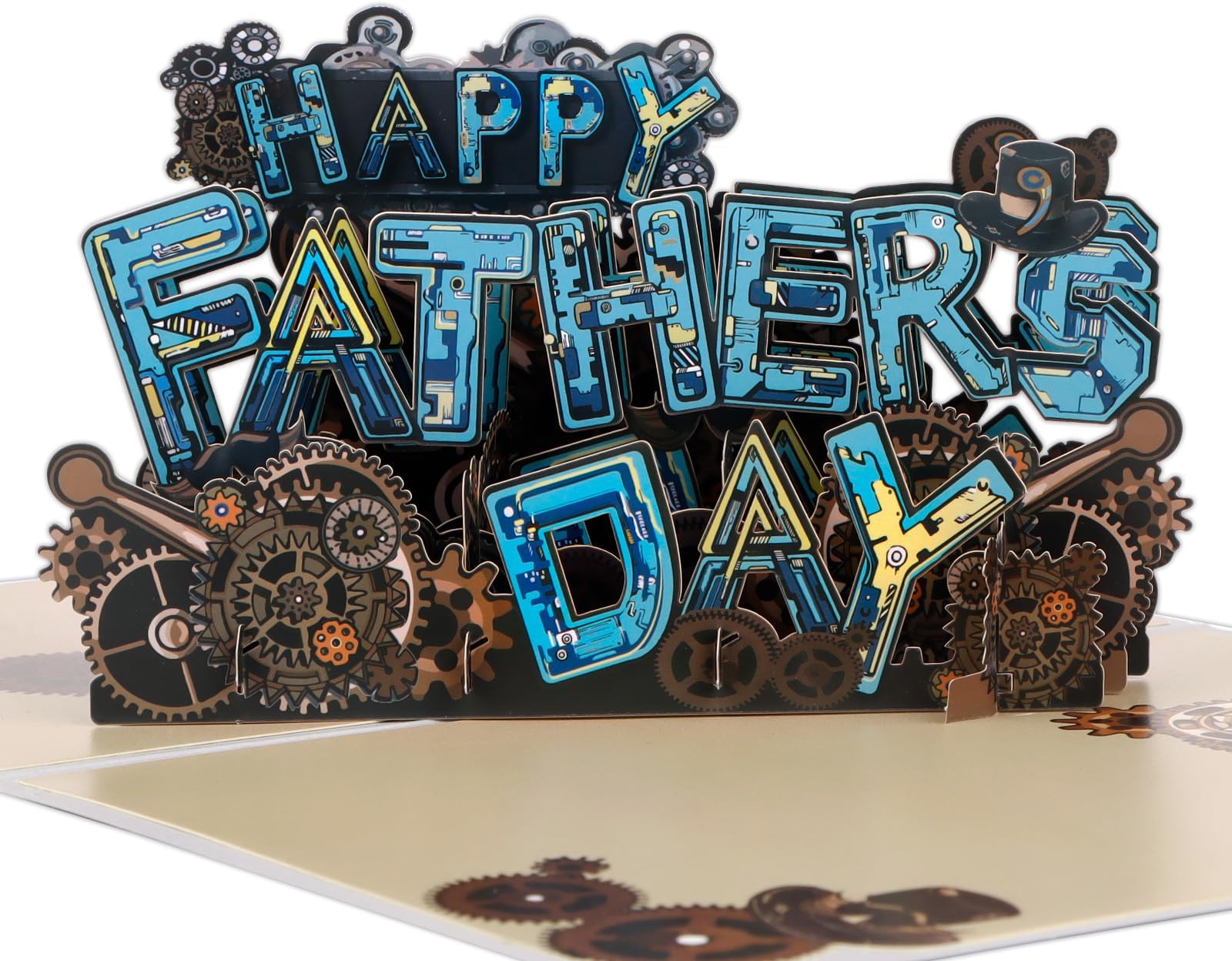 Amazon.com : First Fathers Day Card by 22CRAFT - 1st Fathers Day Pop Up ...