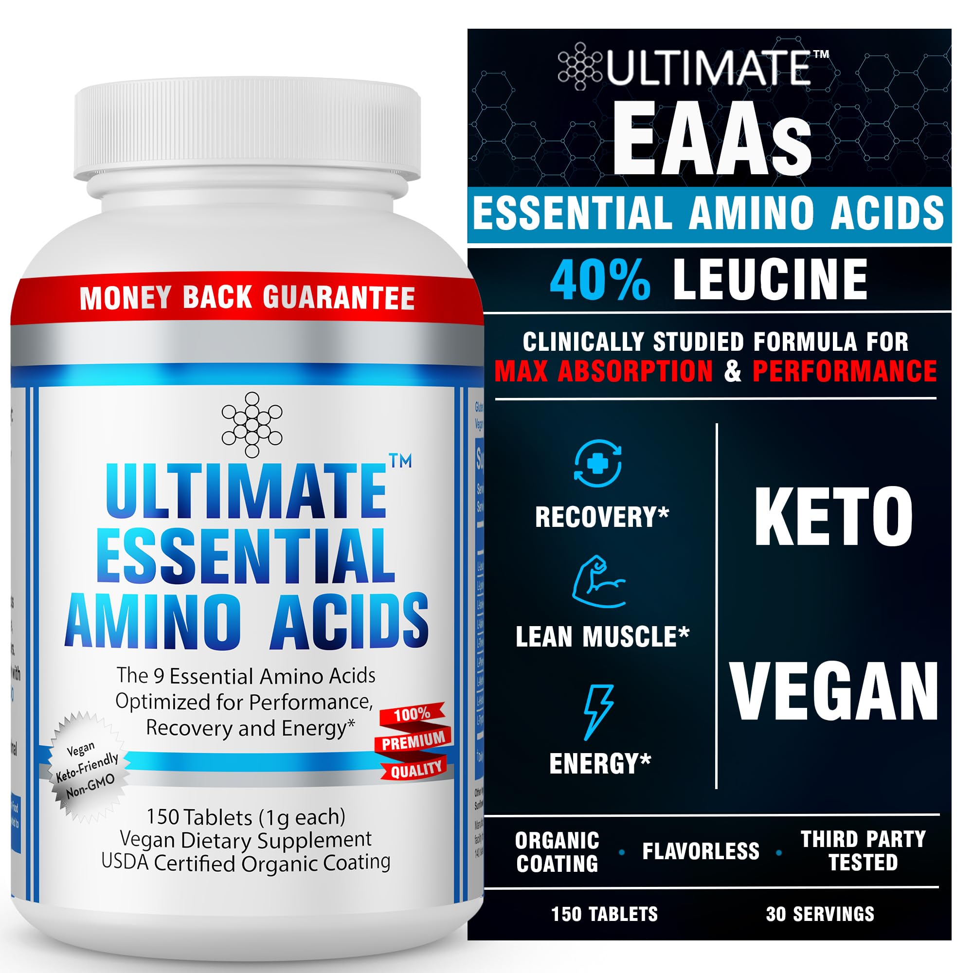 Snapklik.com : Ultimate 100% Essential Amino Acid Supplement - 150 Easy ...