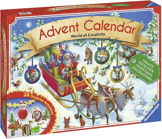 Amazon.com: Ravensburger Advent Calendar - Create Your Own Christmas ...