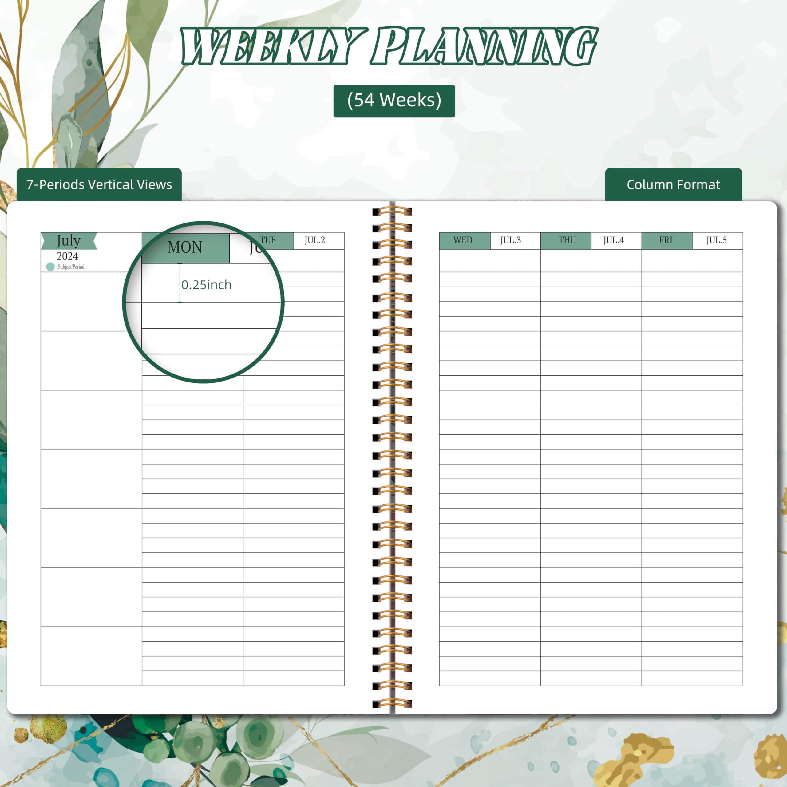 Snapklik.com : Teacher Planner 2024-2025, Weekly And Monthly Teacher ...