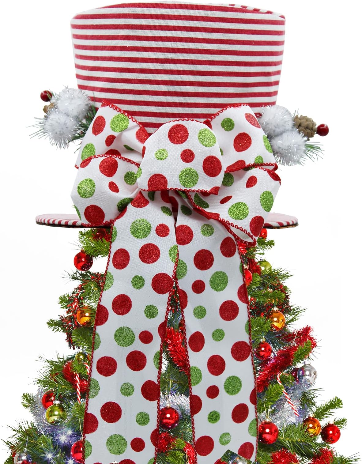 Amazon.com: Snowman and Star Tree Topper with Lights Christmas ...