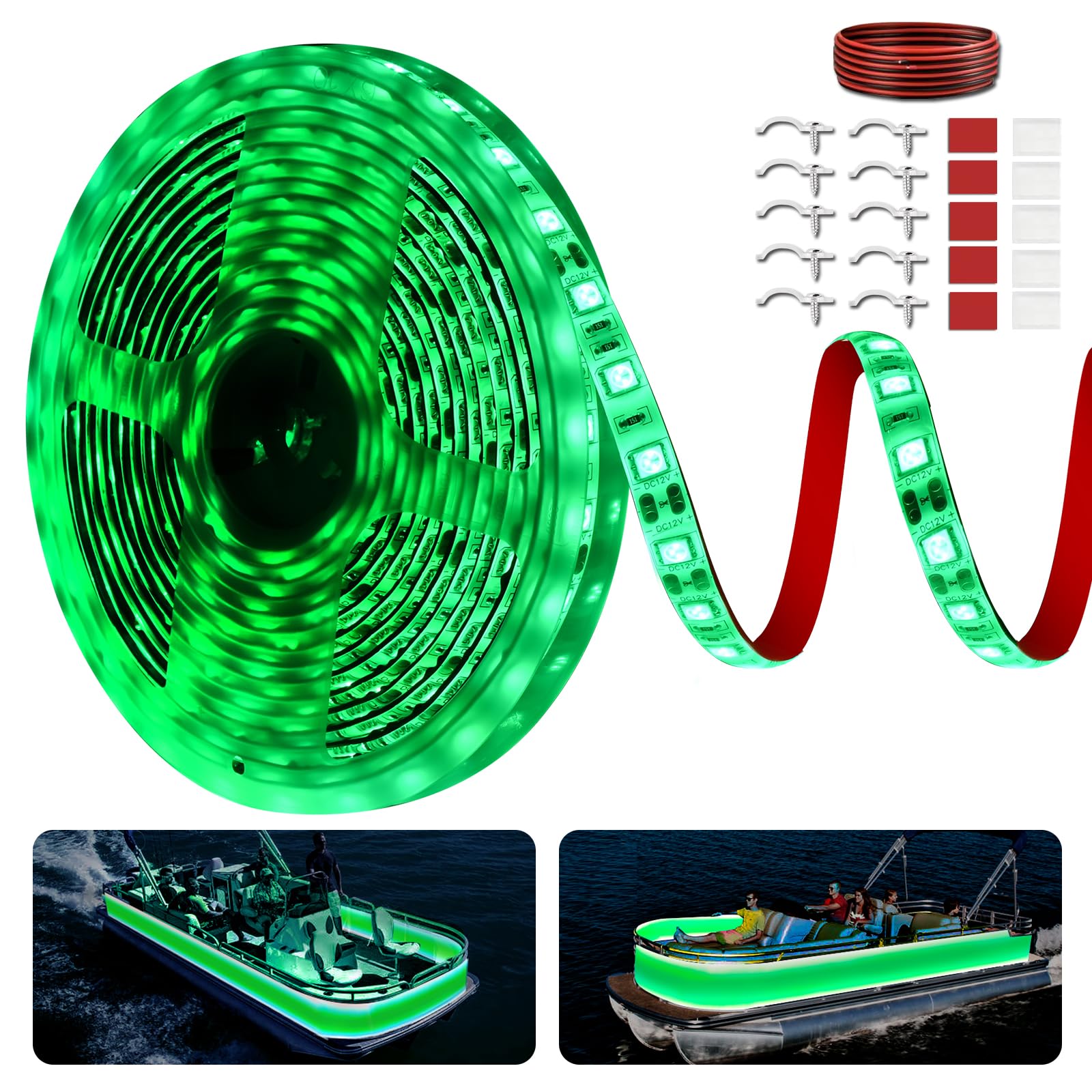 Amazon.com: JUIOHAKY Marine LED Strip Lights Boat Lights for Night ...