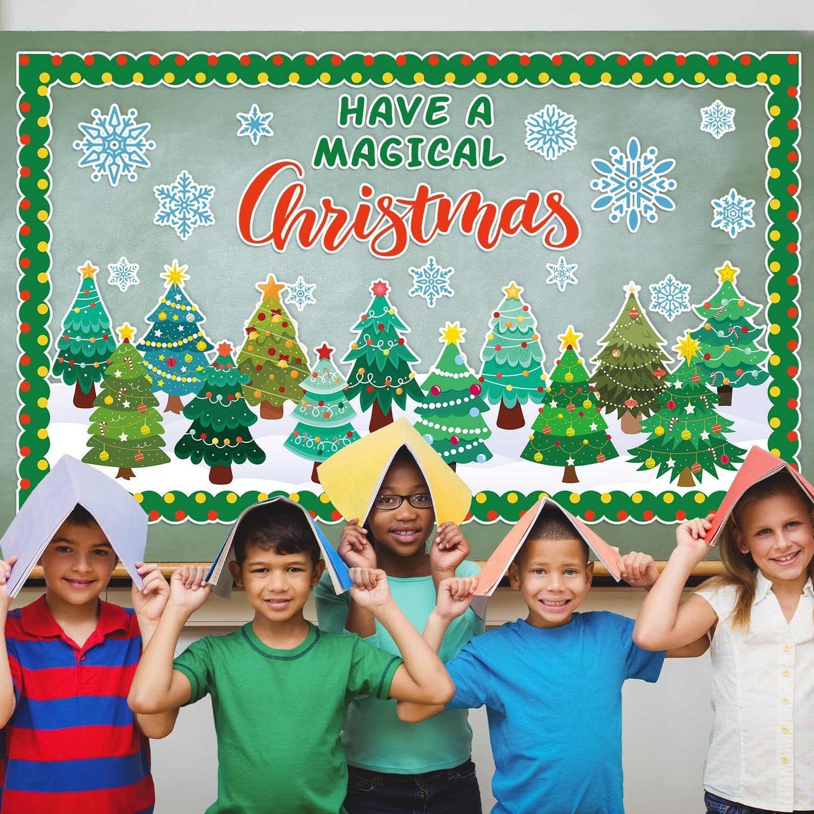 Snapklik.com : Christmas Bulletin Board Classroom Decorations Winter ...