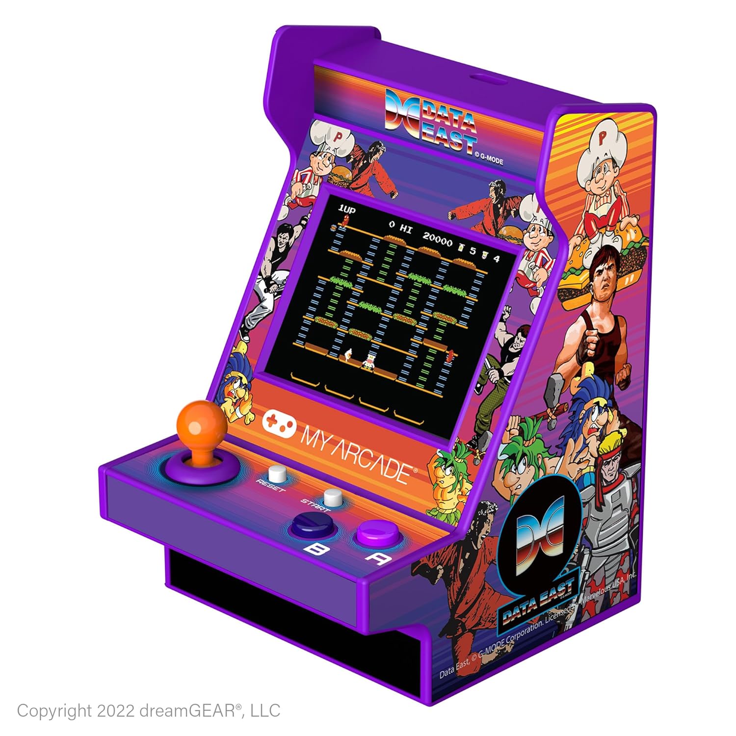 Amazon.com: MY ARCADE Data East Hits Nano Player - 4.5" Fully Playable ...