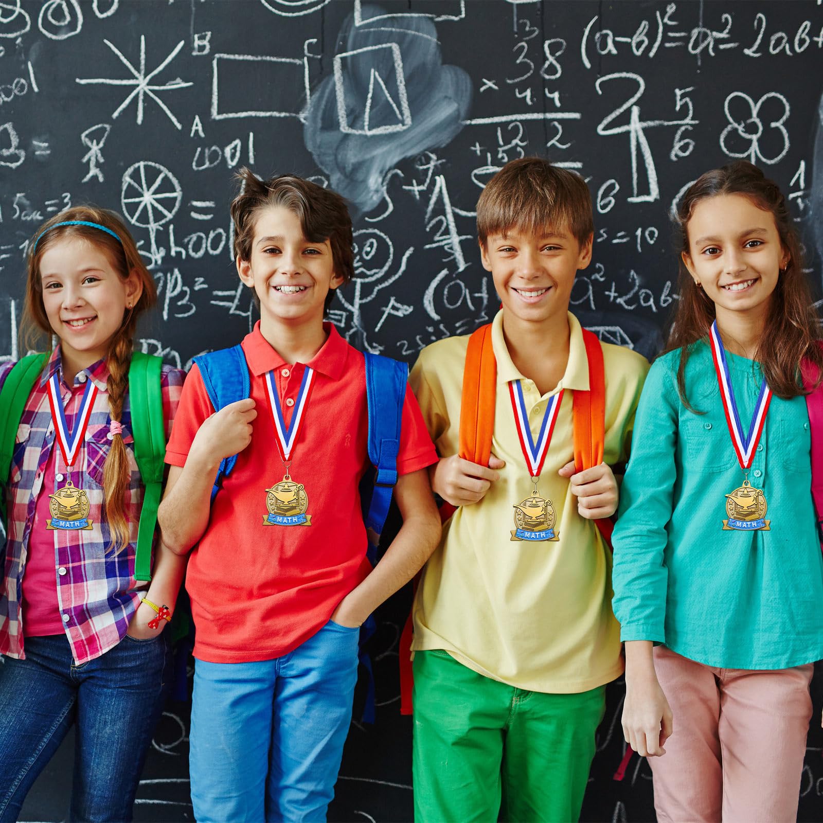 Snapklik.com : Loetere 20 Pcs Academic Excellence Medals Bulk 2.4 Inch ...