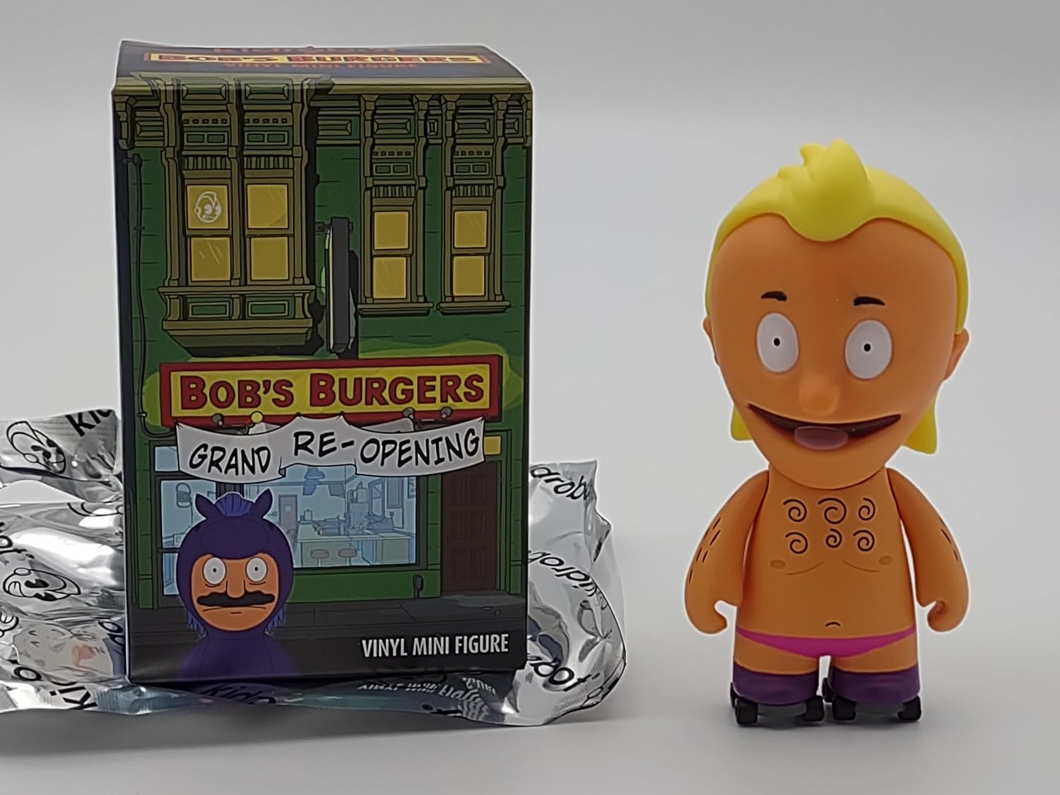 Amazon.com: Kidrobot Bob's Burgers Speedo Guy 3.3" Vinyl Mini Figure ...