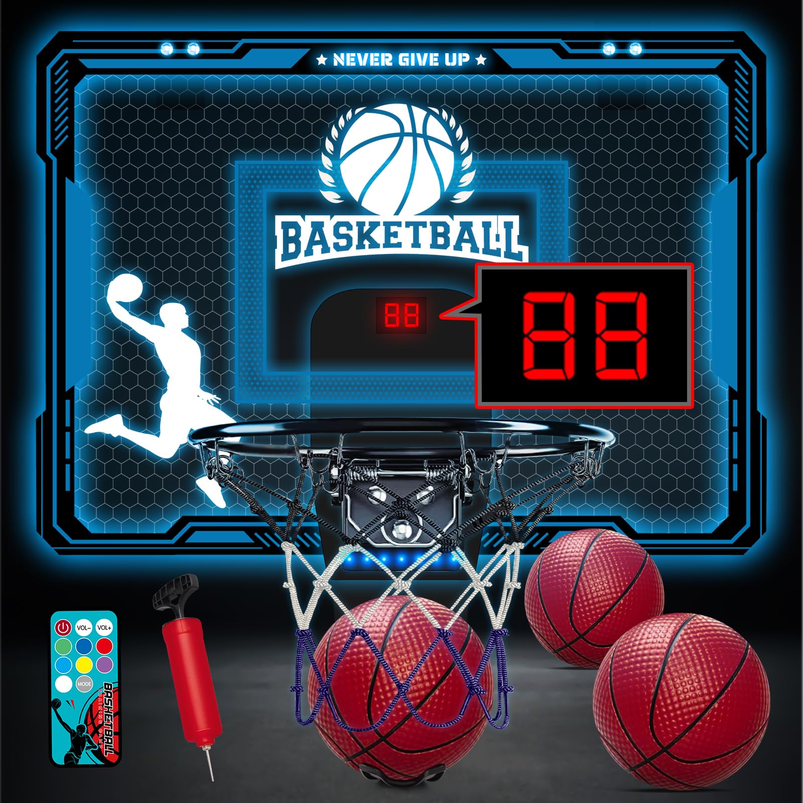 BuzzoXerex Basketballkorb Kinder Indoor, Mini Basketballkorb fürs ...