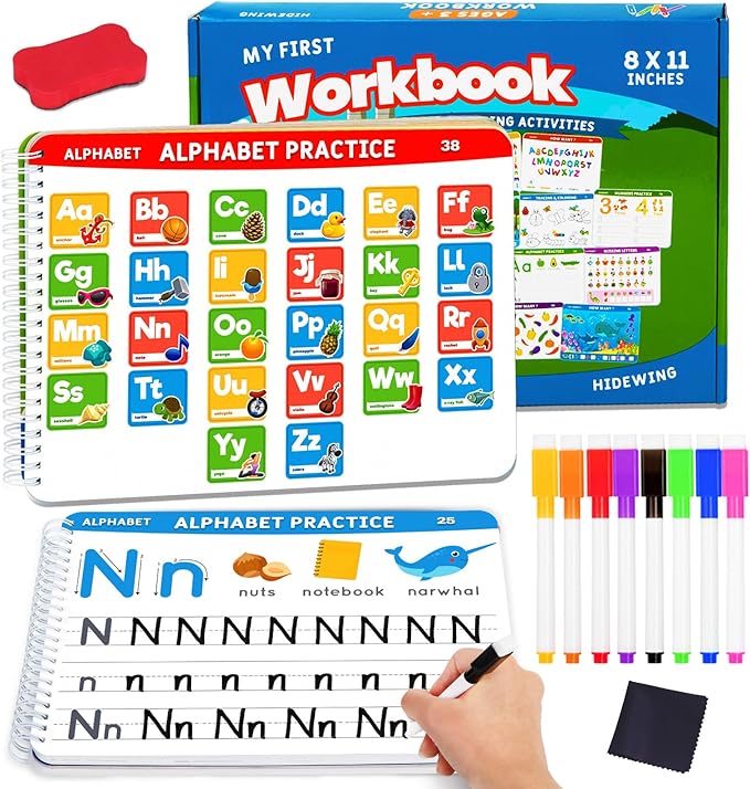 Amazon.com: Preschool Learning Activities Educational Workbook ...