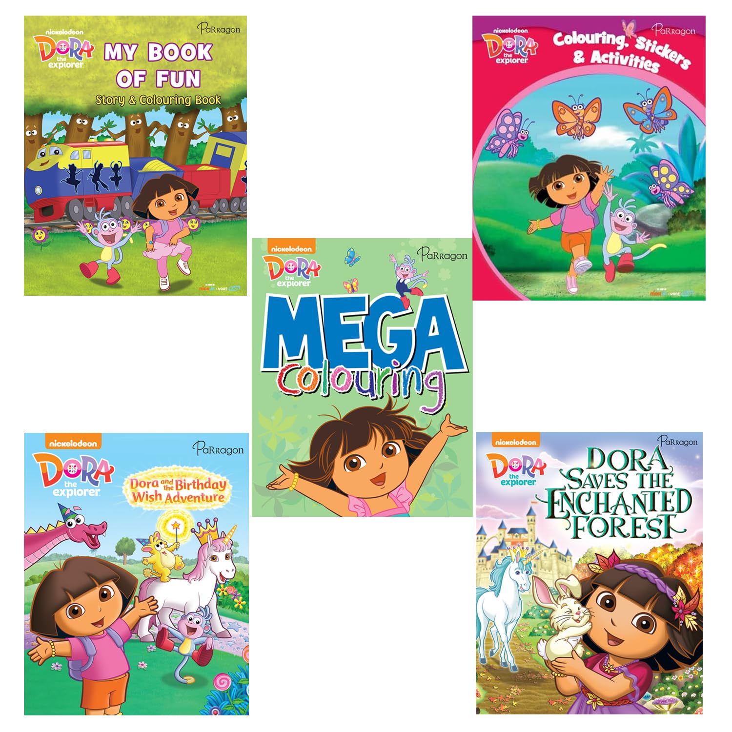 Dora the Explorer Fun Pack of Activity| Story book| Colouring| Sticker ...