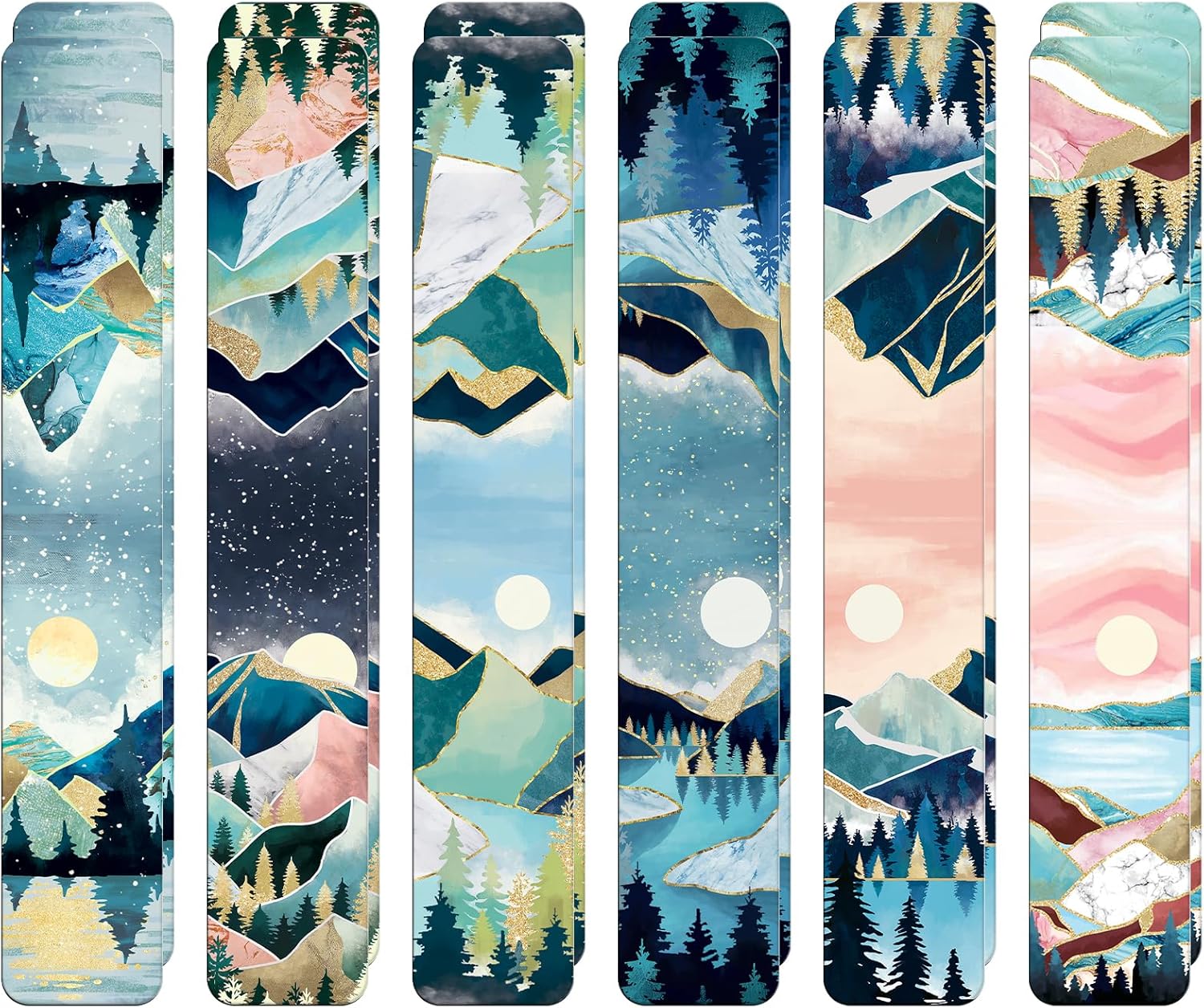 Amazon.com: YoeeJob Magnetic Bookmarks for Book Lovers, 12 pcs Magnet ...