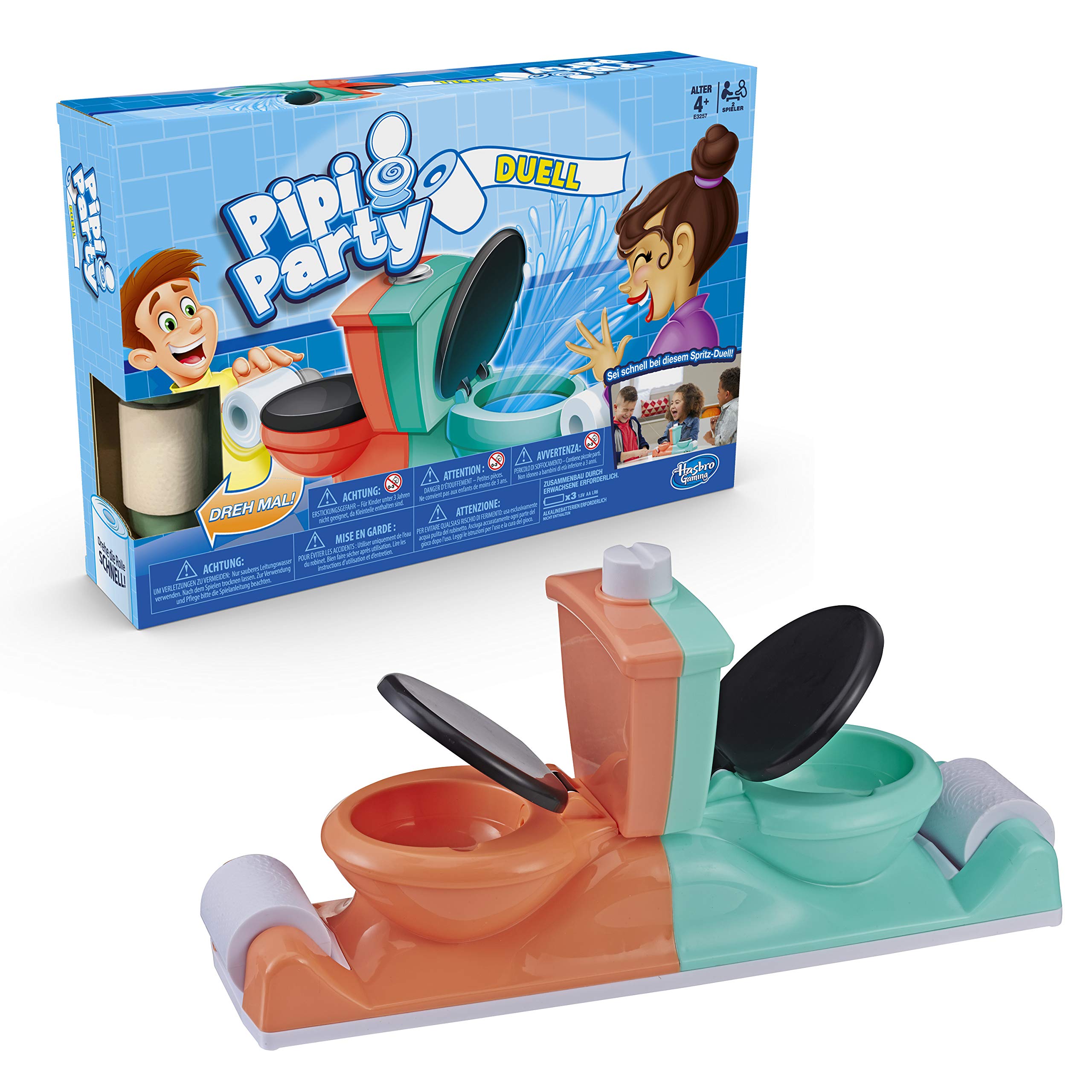 Hasbro Spiele E3257100 PIPI Party Duel, Children's Game, Multicoloured ...
