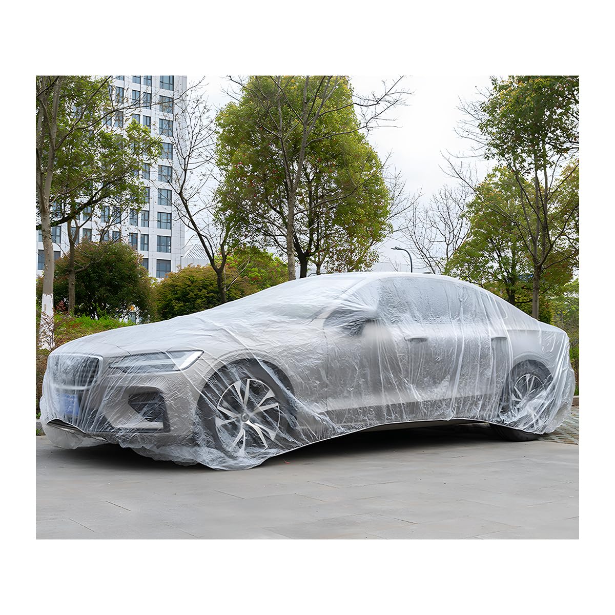 Amazon.com: Ohleats 2 PCS Disposable Car Cover, 12.5×19.7 Ft Waterproof ...