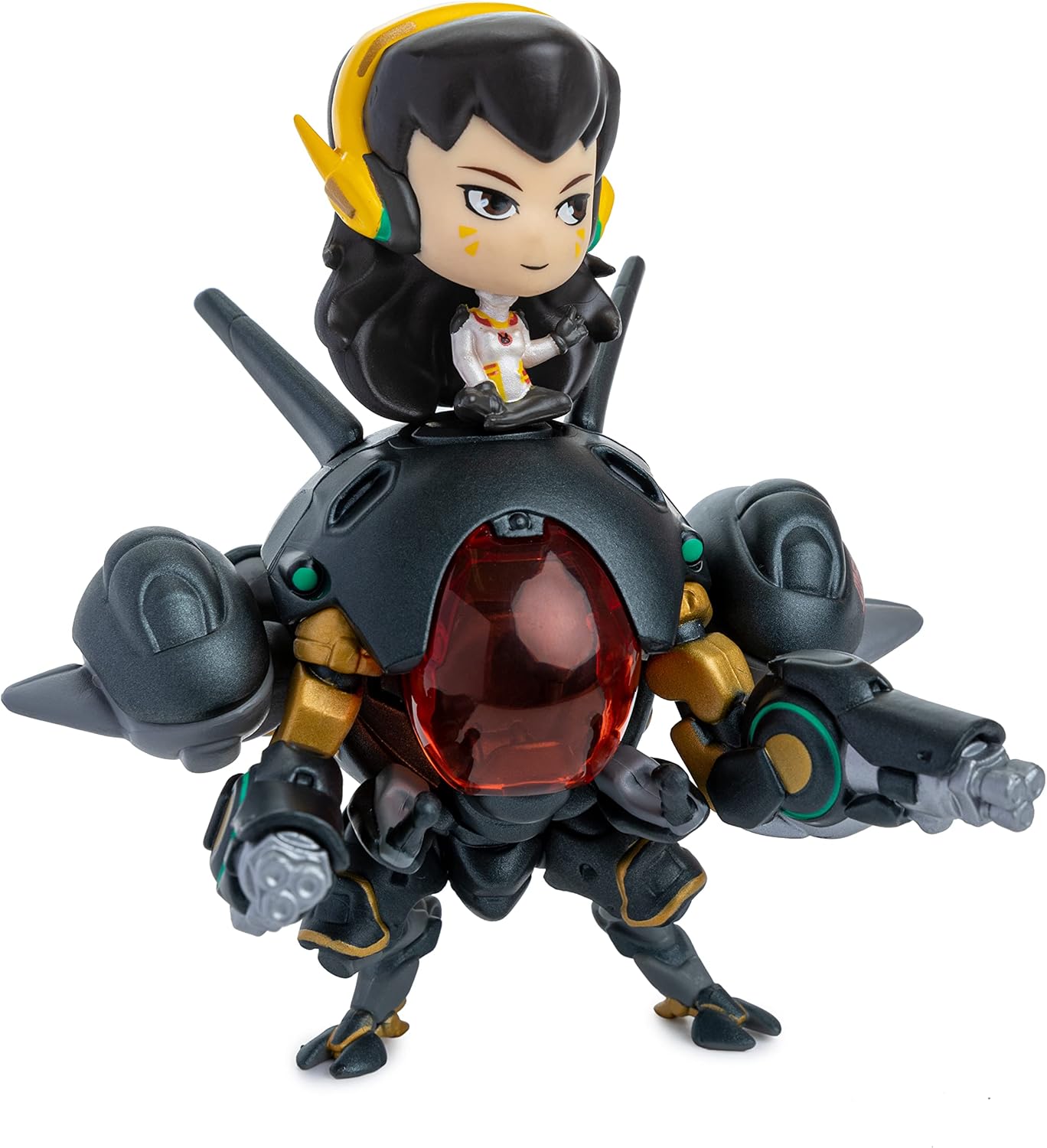 Overwatch D.VA Carbon Fiber with Meka Figurine, Overwatch Action Figure ...