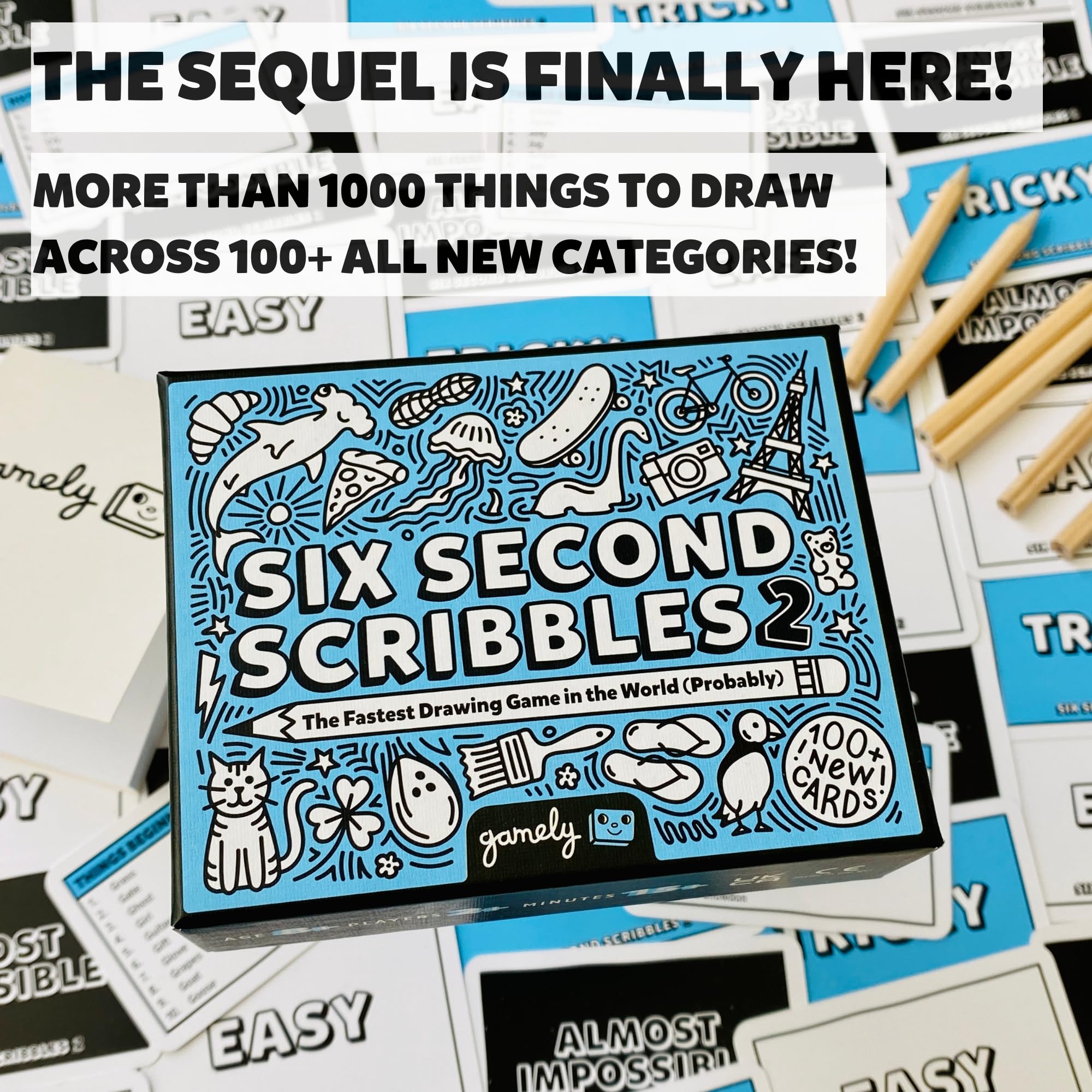 Six Second Scribbles 2: The frantically fast and fantastically fun drawing game with 100+ all ...