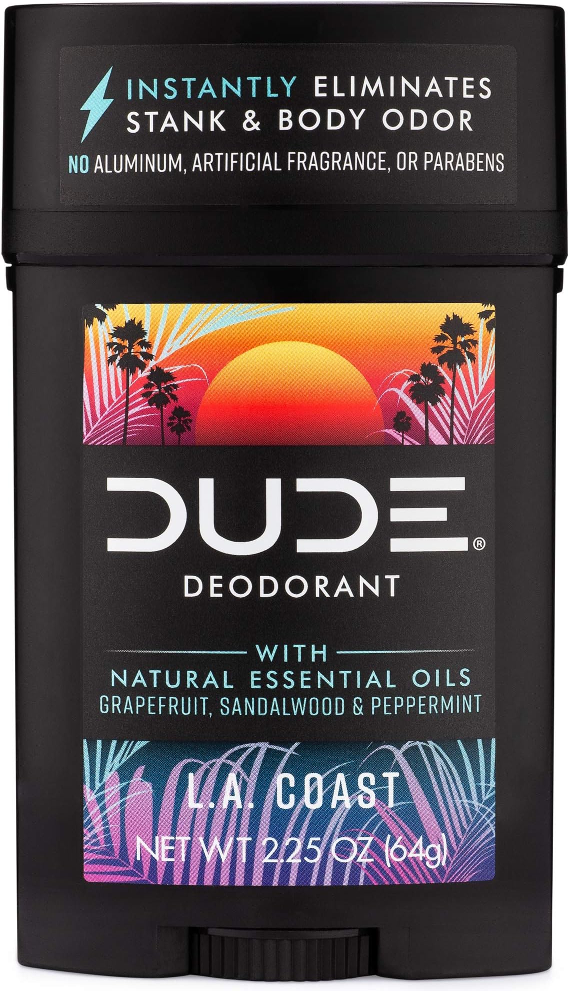 Amazon.com: DUDE Natural Deodorant Stick, LA Coast, 2.25 Ounces