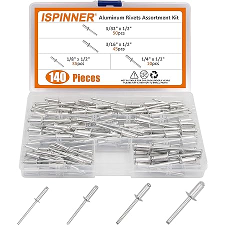 Amazon.com: ISPINNER 50pcs 3/16" x 4/5" Large Head Tri-Fold Exploding ...