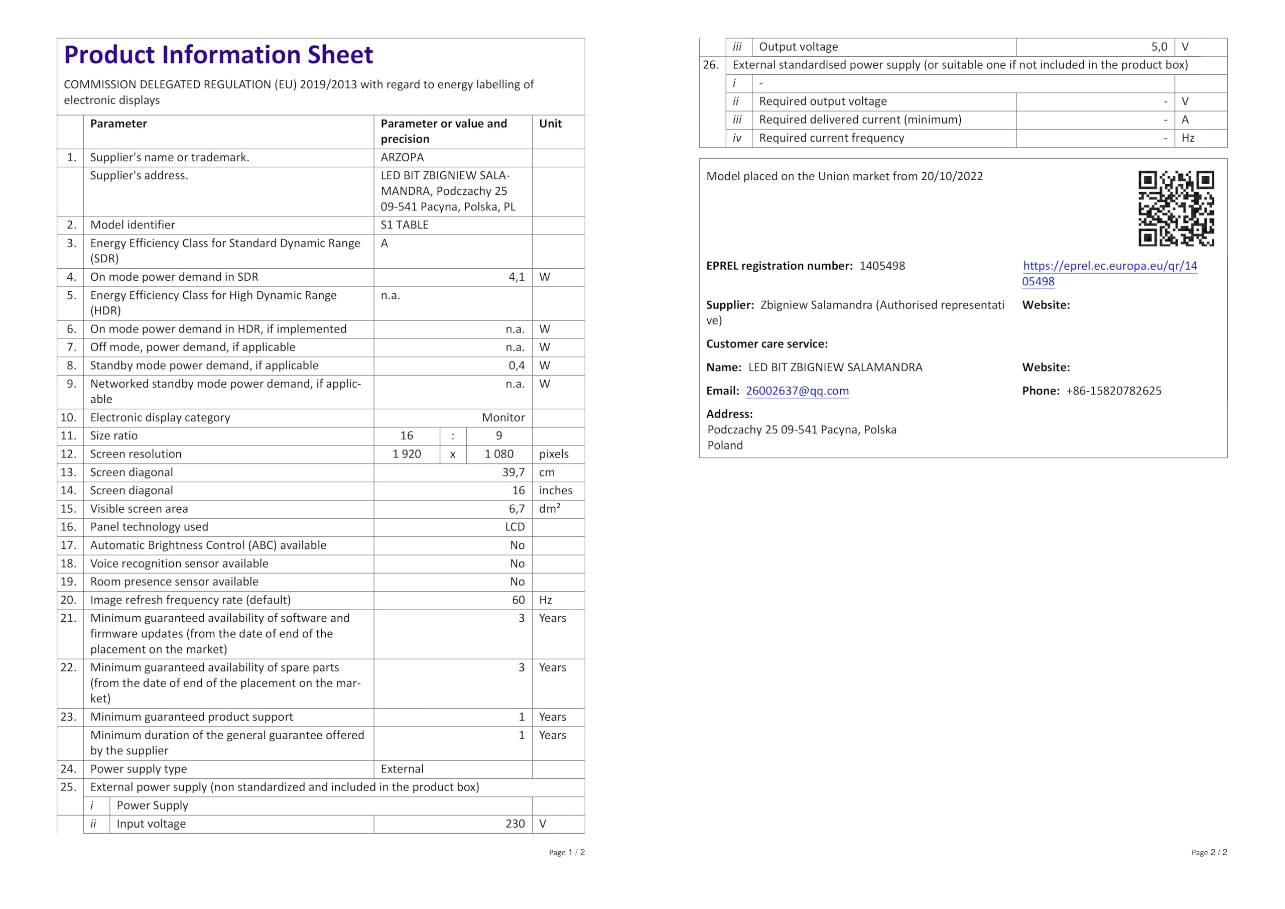ASUS ZenScreen Portable Monitor 15.6" 1080P FHD Laptop Monitor (MB166C ...