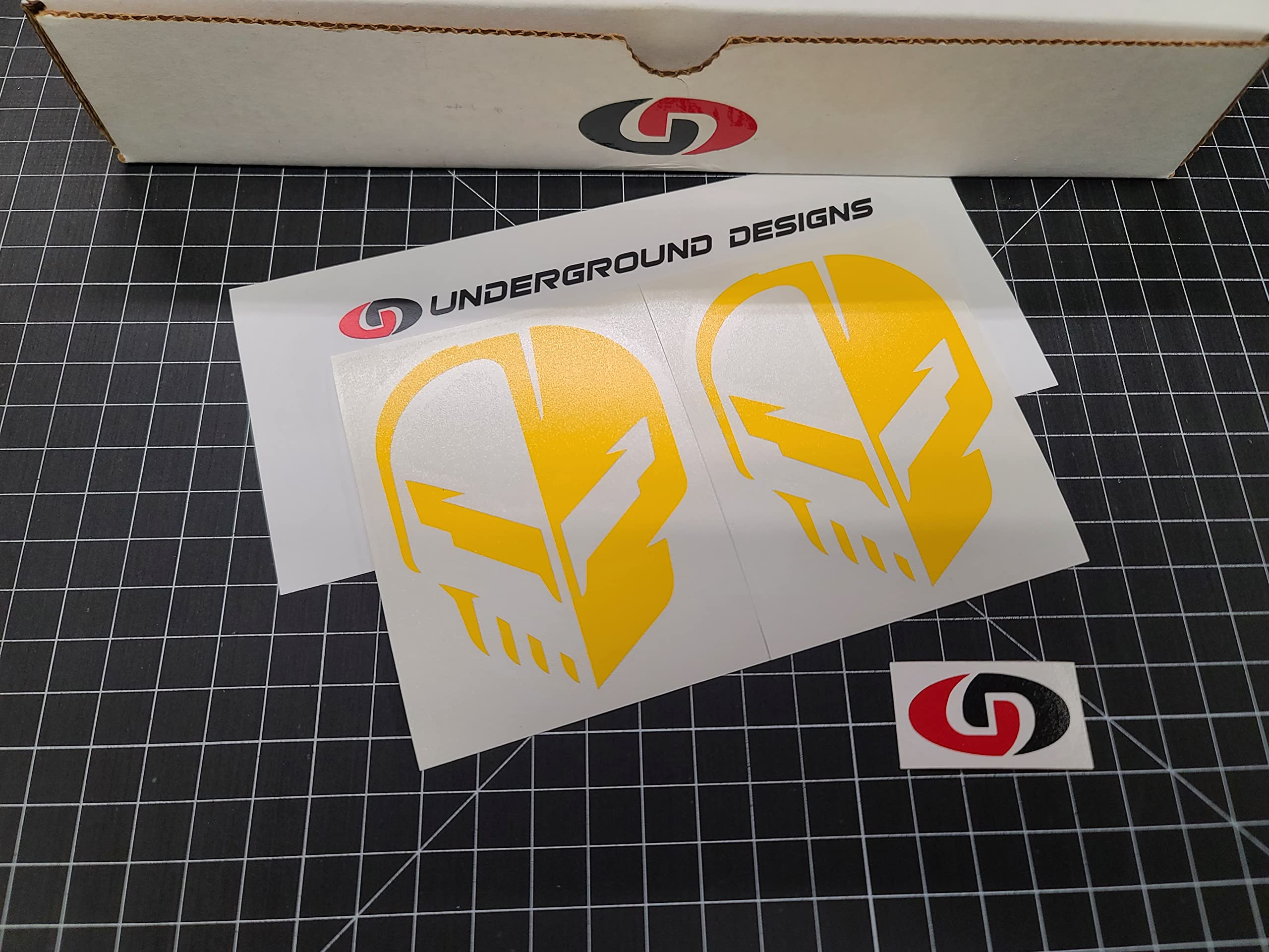 Amazon.com - C8 Skull Racing Decals (2-Pack) Jake Skull Sticker 6.2L V8 ...