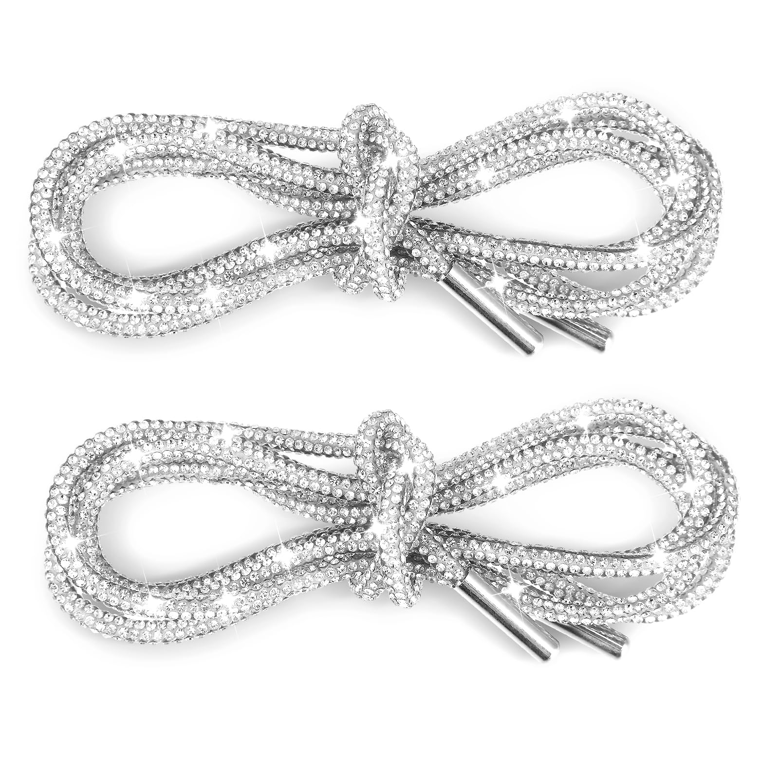 Ymapinc 2Pcs Rhinestone Glitter Rope, Crystal Bling Bling Shiny Round ...