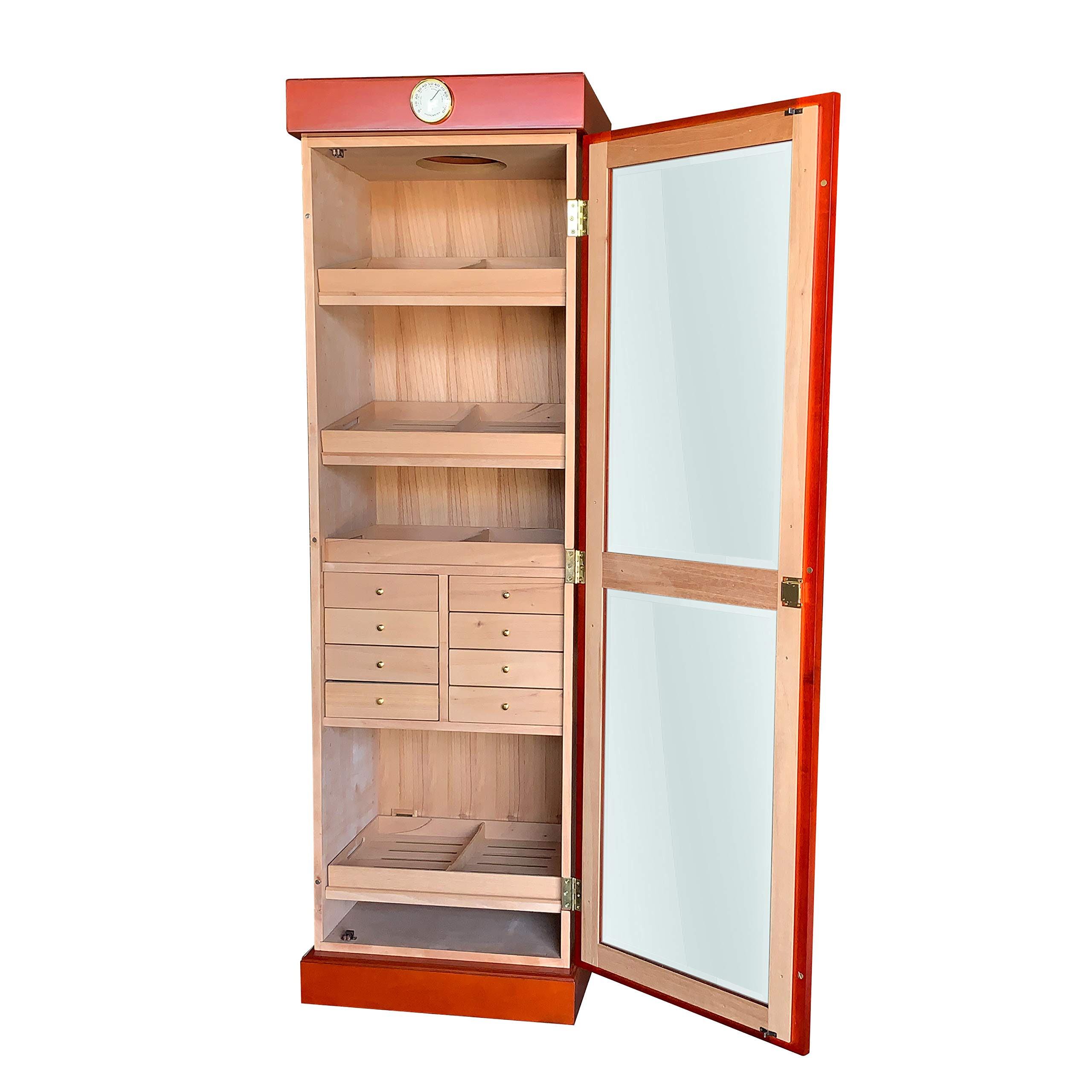 Premium Quality Tower Humidor, Large Capacity Humidor Cabinet Holds Up ...