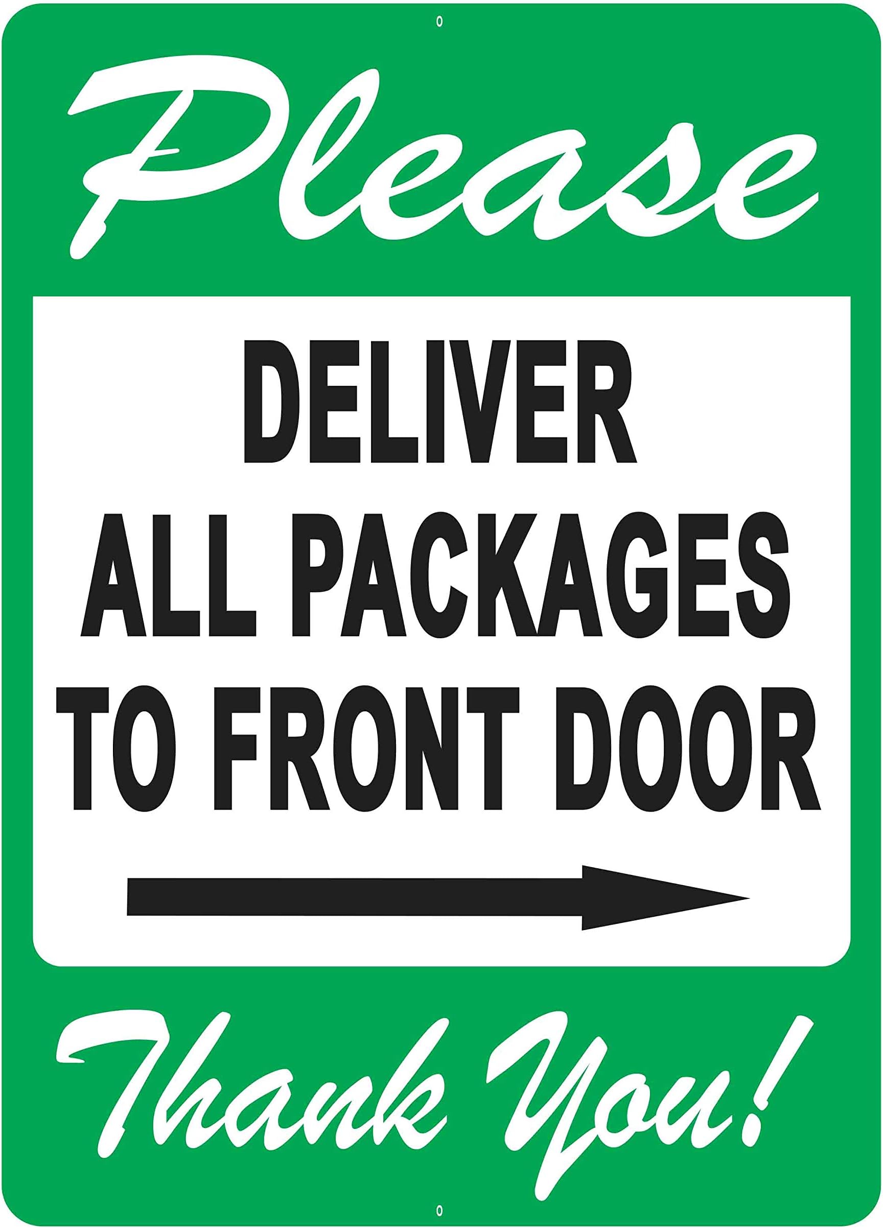 Amazon.com : Retnerds Delivery Signs for Packages - Delivery Sign for ...