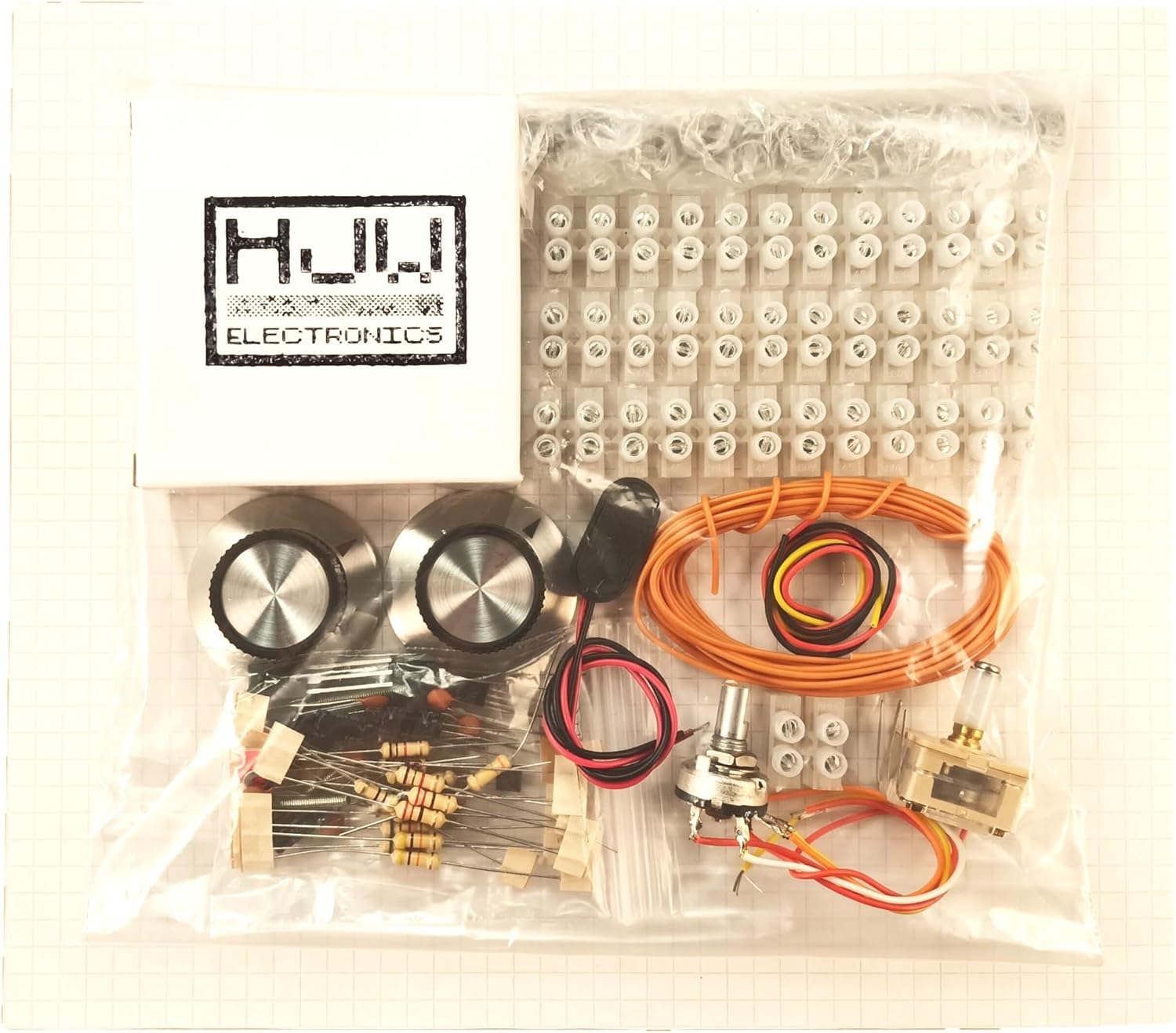 Terminal Strip 6 Transistor AM MW Radio Kit Of Electronic Parts ...