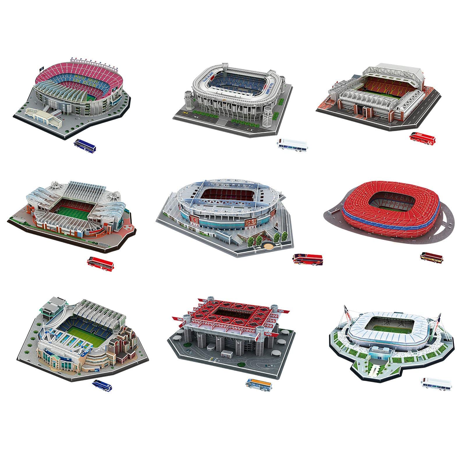 Buy Hudhowks 3D Stadium 3D Football Field Model, DIY Assembly 3D ...