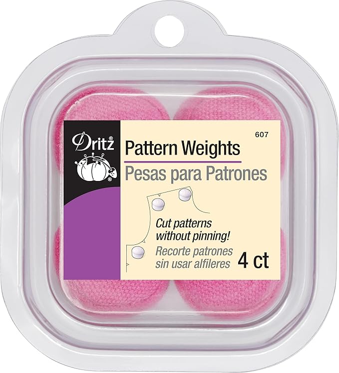 Amazon.com: Dritz, 4 Count, Pink Pattern Weights : Arts, Crafts & Sewing