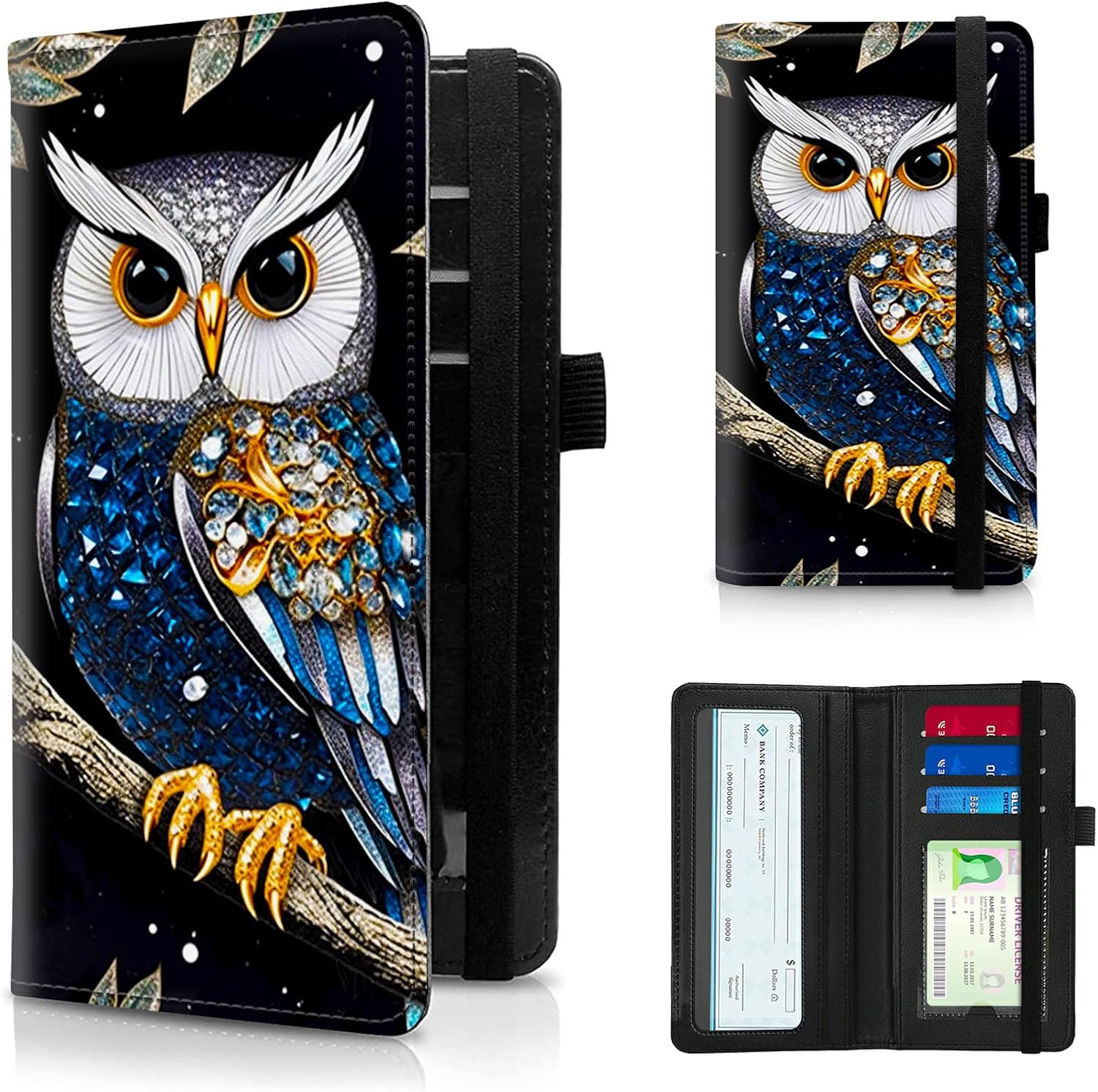 Amazon.com: BPQOJB Checkbook Cover for Men and Women Personal Checkbook ...